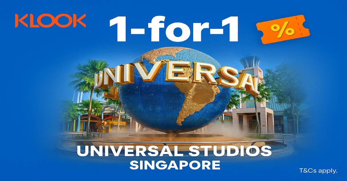 Klook 11.11 Sale: 1-for-1 Universal Studios Singapore Tickets