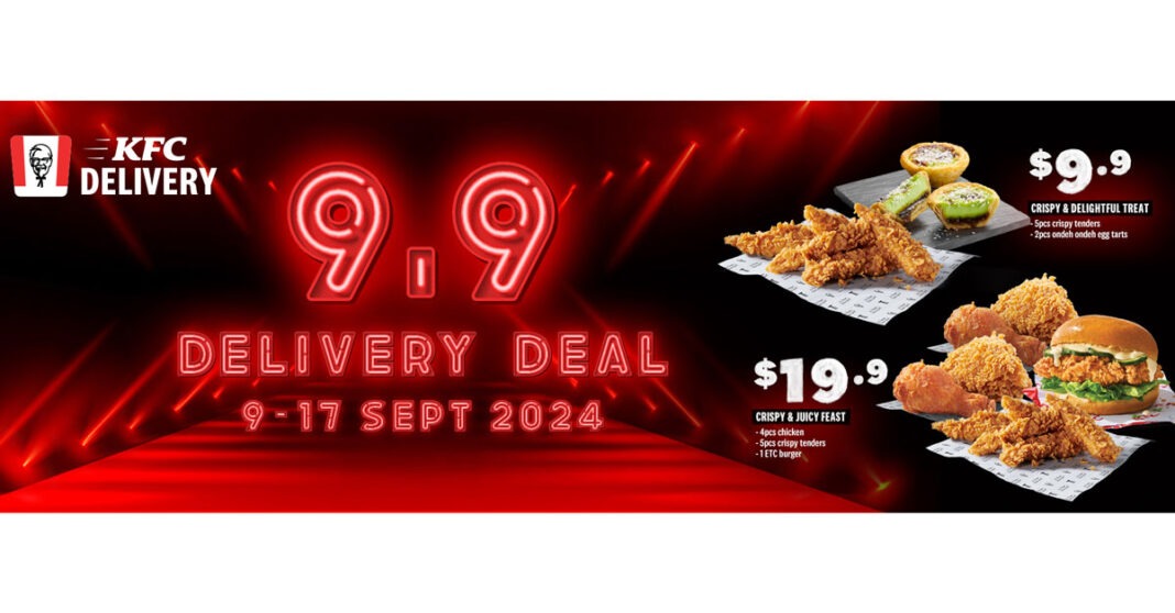 KFC September 2024 Delivery Deals: Feast on Crispy Chicken from $9.90
