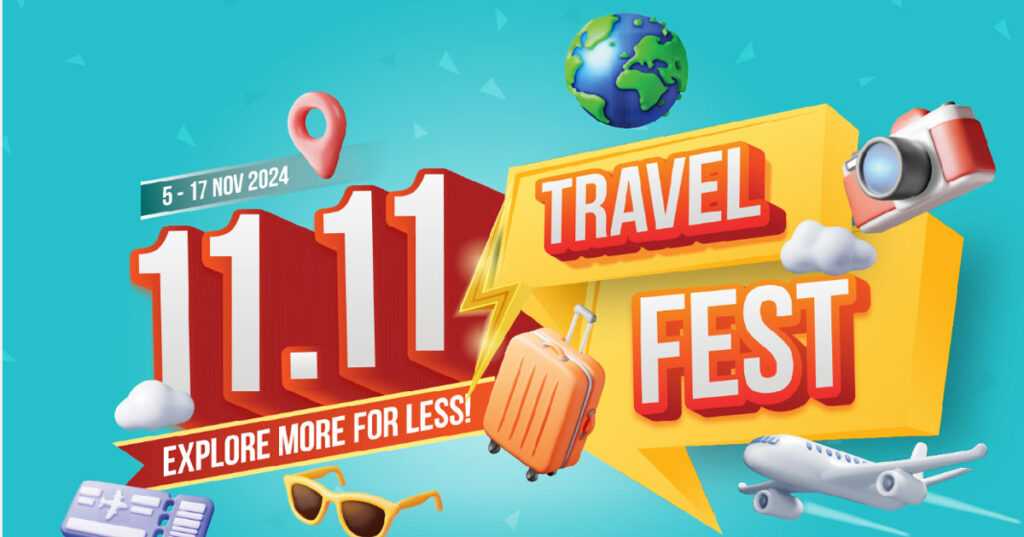 KKday 11.11 Travel Fest: 1-for-1 Deals & Up to 40% Off (5-17/11)