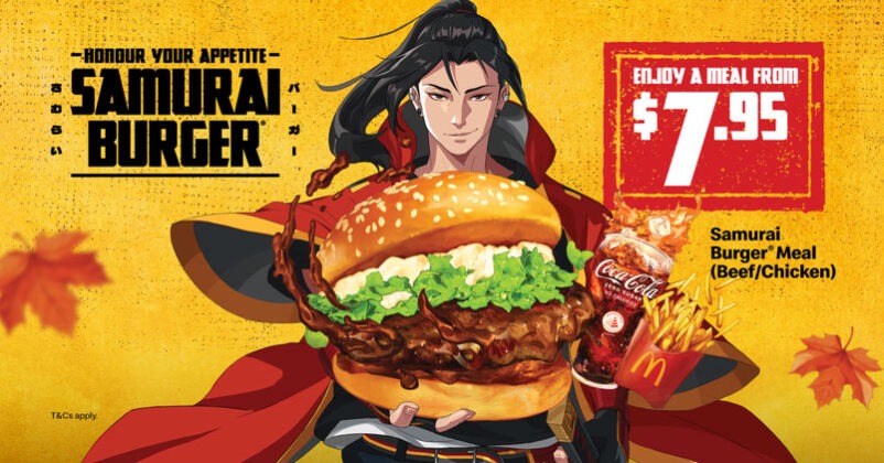 McDonald’s Samurai Burger is Back – Limited-Time Offer | Singapore